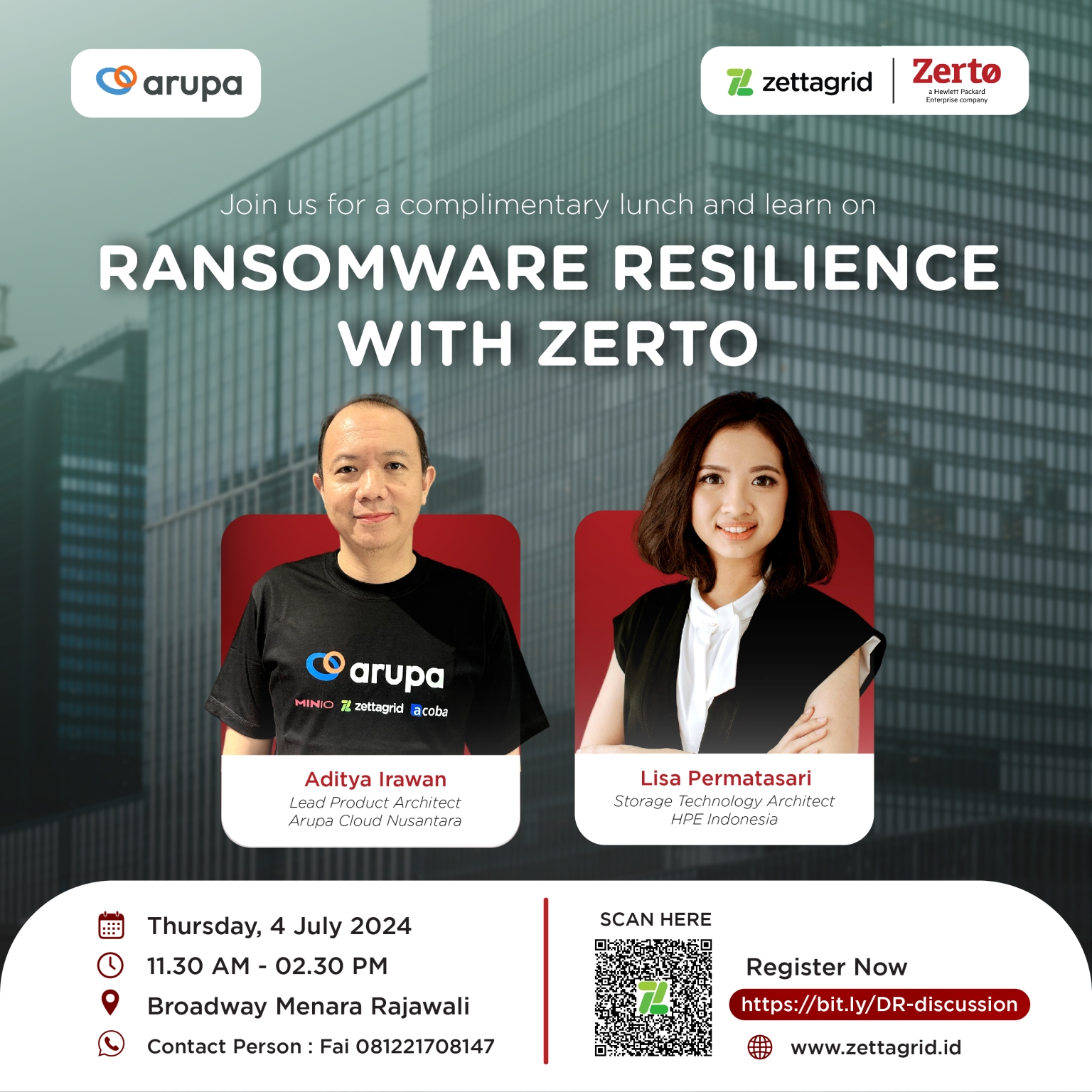 Ransomware Resilience with Zerto Luncheon Event - Cloud Service ...